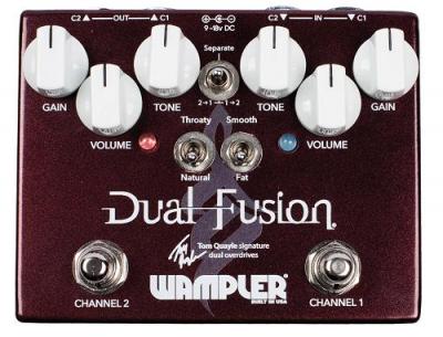 PEDAL WAMPLER DUAL FUSION Tom Qualy Signature Overdrive 677822 ...